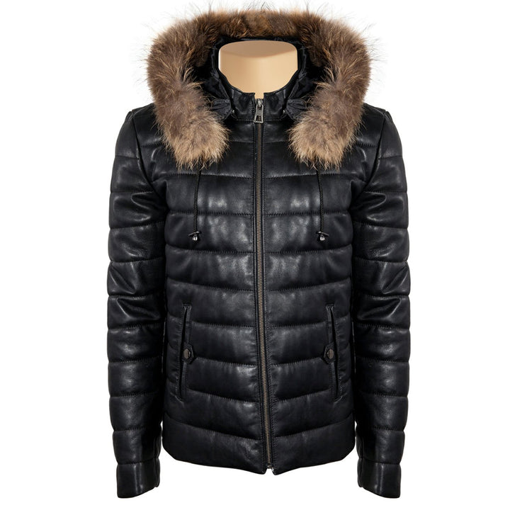 Mens Hooded Leather Jackets – Lusso Leather